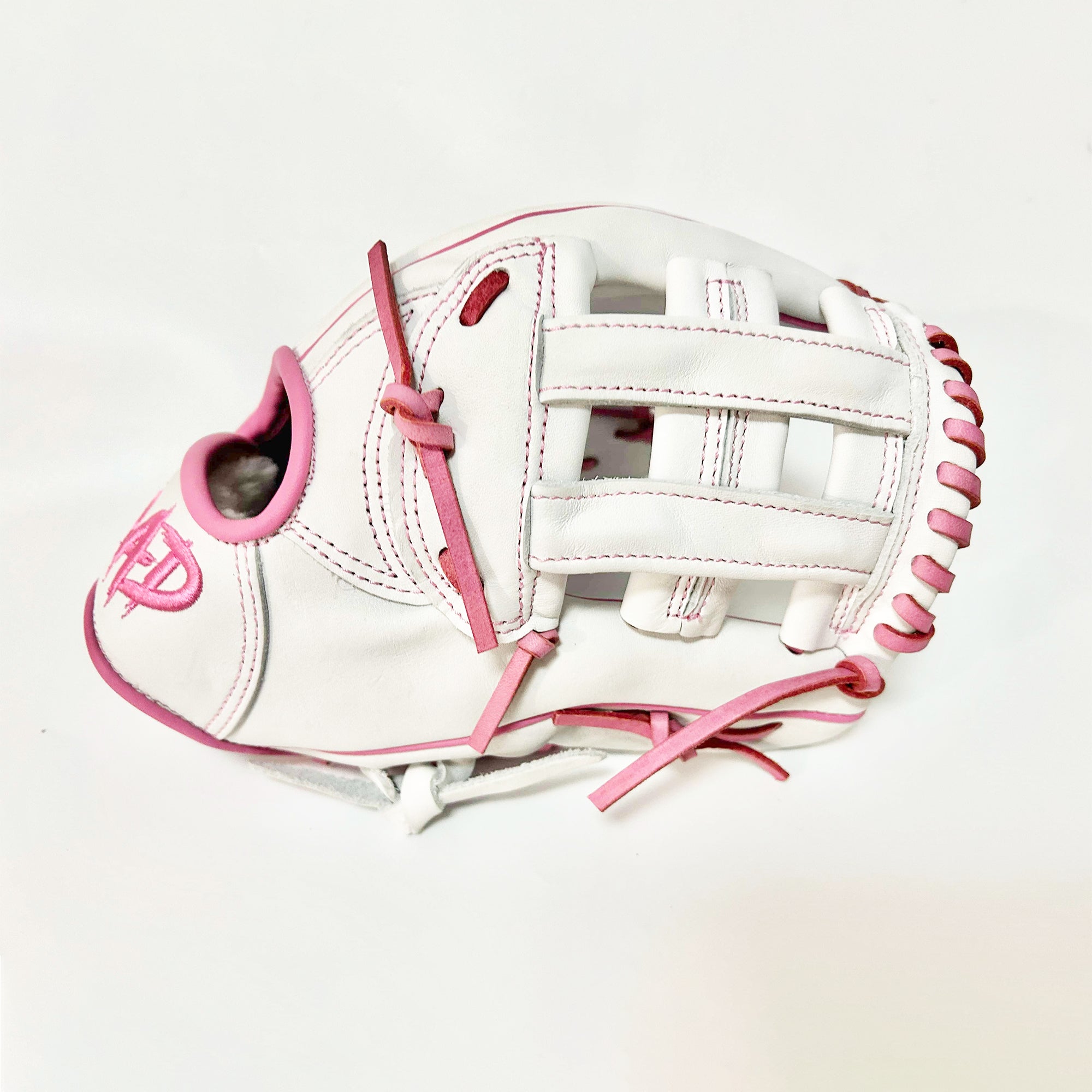 RAD Baseball Glove - White/Pink – Woke Up RAD